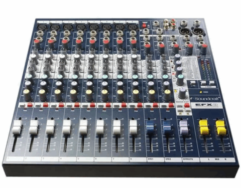 Rental of SOUNDCRAFT EFX8 - Event organization in Milan and Dubai.